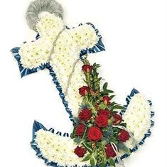 Anchor - Funeral Flowers Leicester